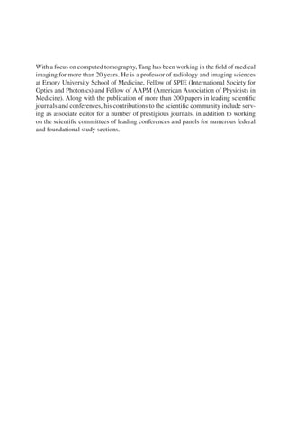 Spectral Multidetector Computed Tomography Smdct Xiangyang Tang | PDF