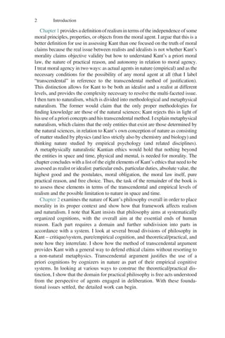 Naturalism And Realism In Kants Ethics Frederick Rauscher | PDF