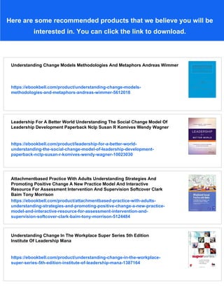 Understanding Change Models Methodologies And Metaphors A Wimmer | PDF