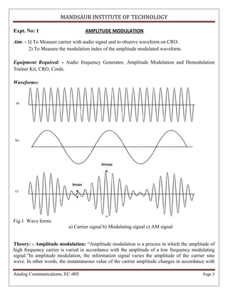 2666 1530 analog communications_lammanual (1) | PDF