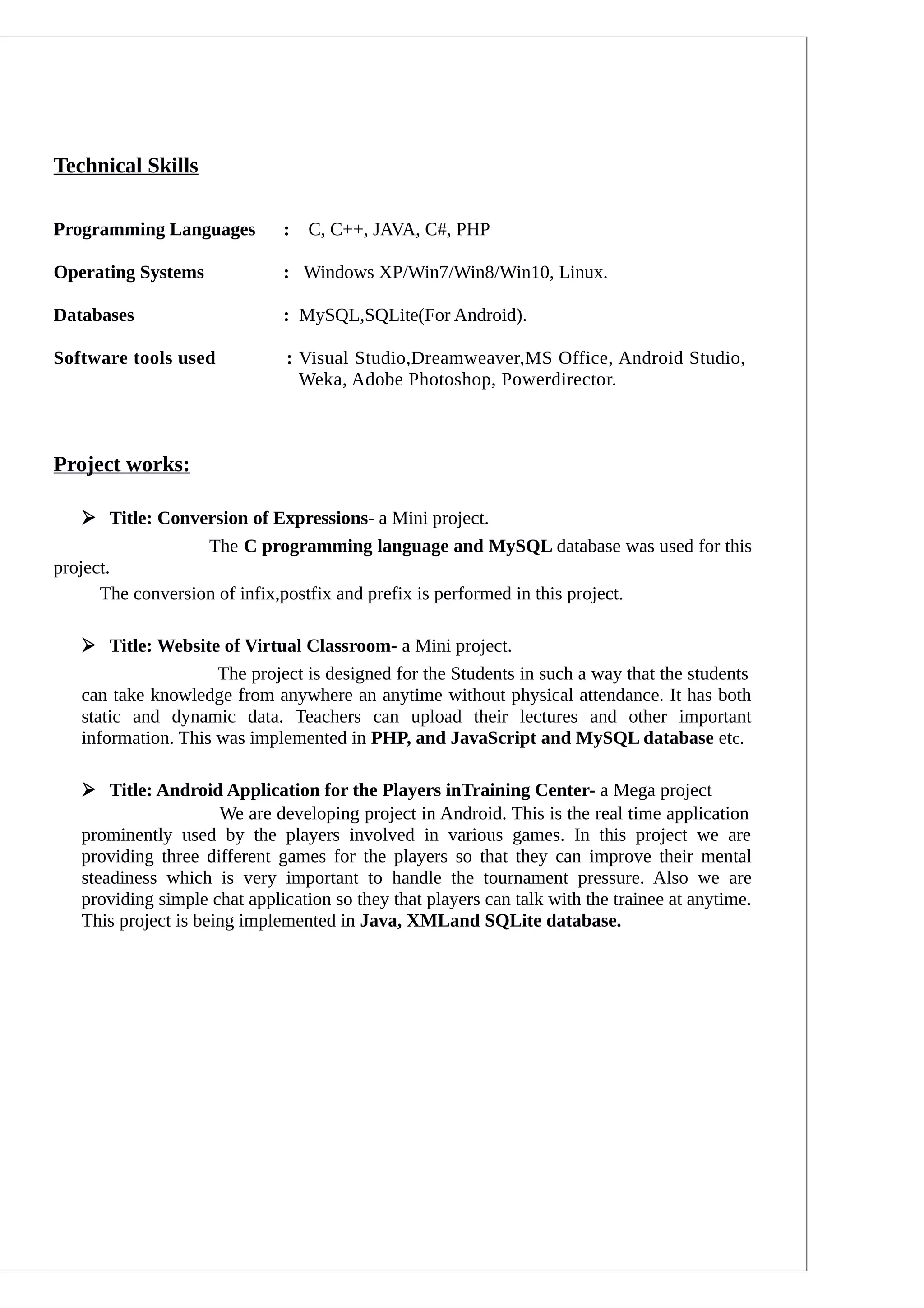 GouriNikam(Resume) | PDF | Programming Languages | Computing