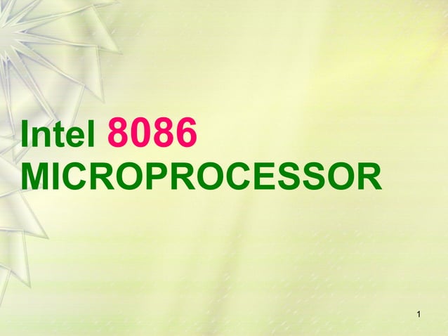 26677766 8086-microprocessor-architecture | PPT