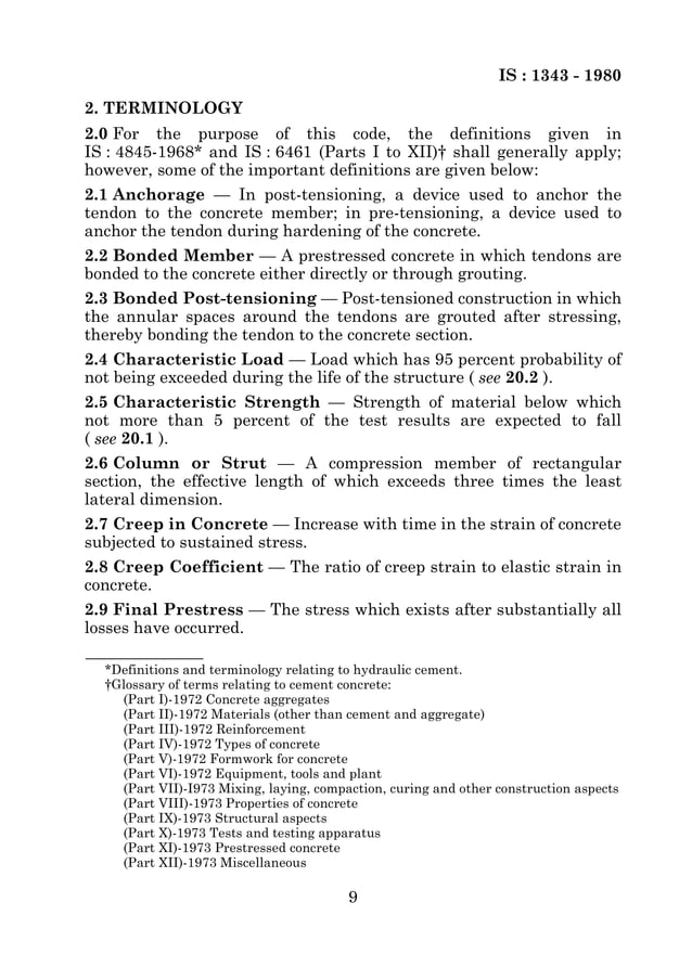 26678635 is-code-1343-for-pre-stressed-concrete | PDF