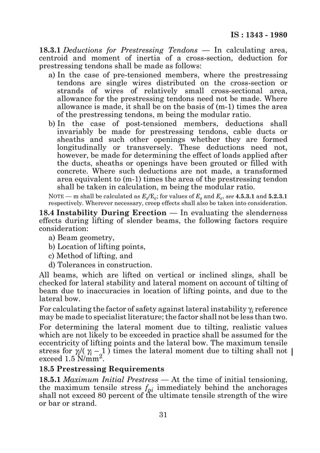 26678635 is-code-1343-for-pre-stressed-concrete | PDF