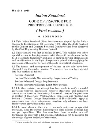 26678635 is-code-1343-for-pre-stressed-concrete | PDF