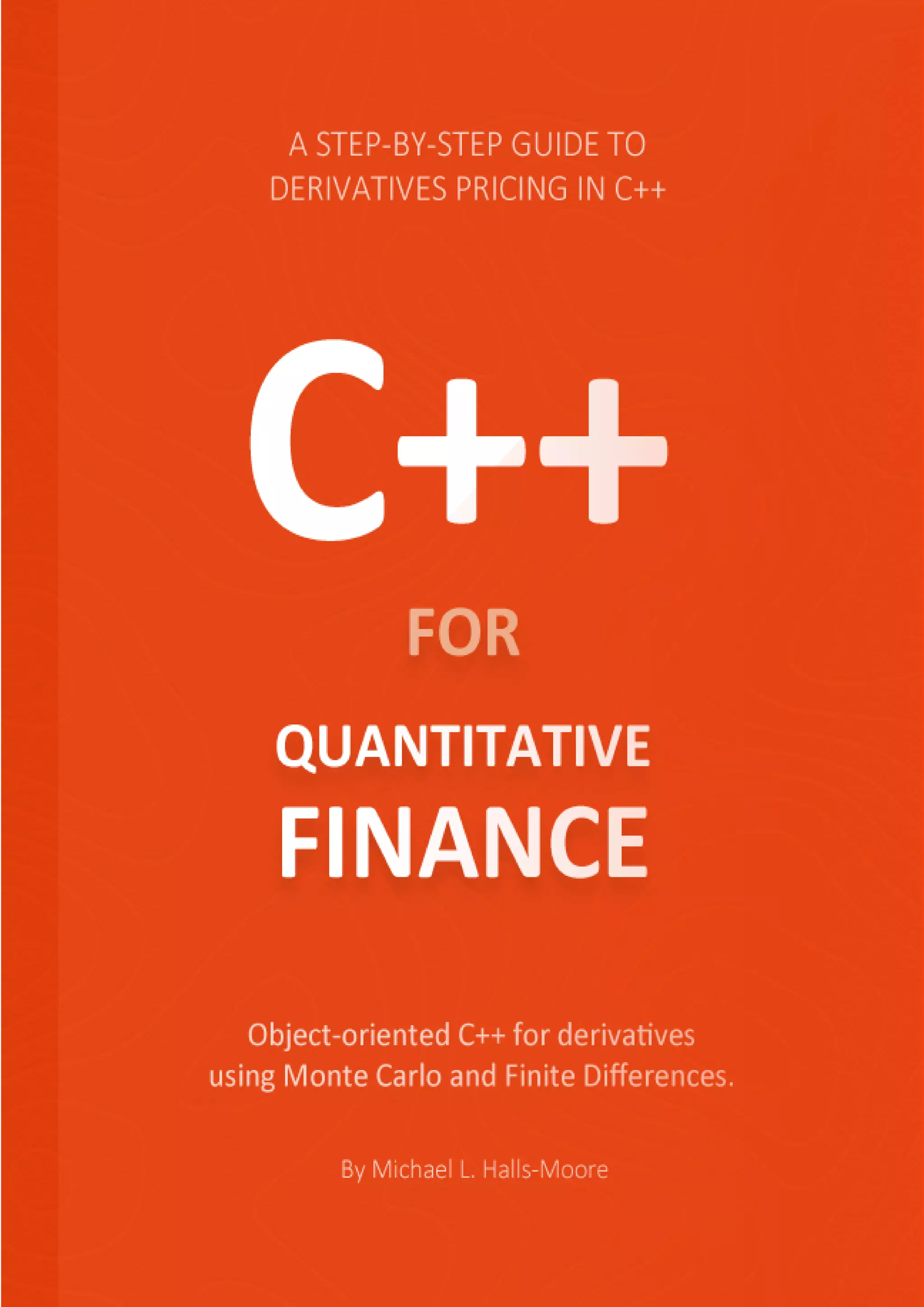 C++ For Quantitative Finance | PDF | Programming Languages | Computing