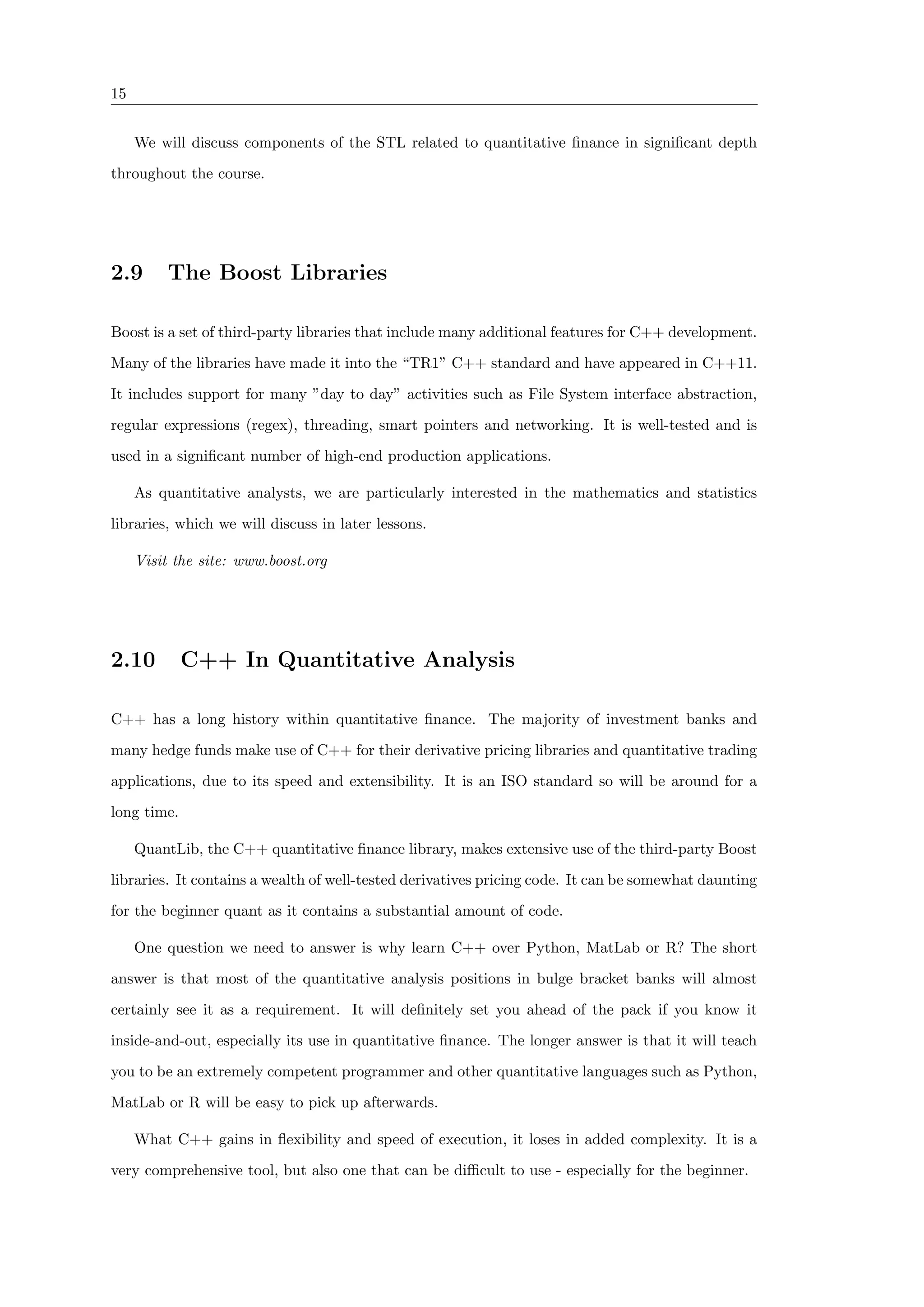 C++ For Quantitative Finance | PDF | Programming Languages | Computing
