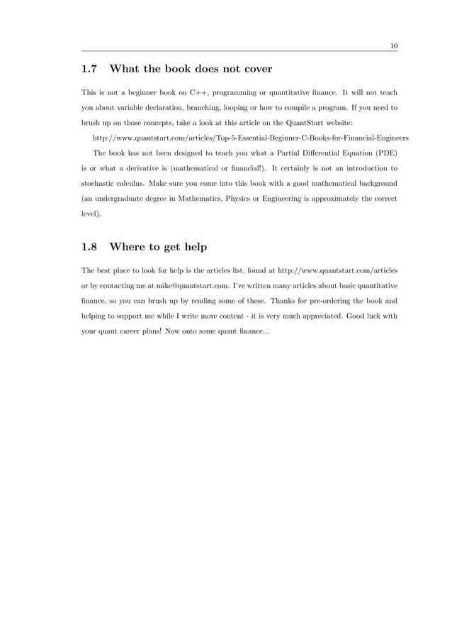 C++ For Quantitative Finance | PDF | Programming Languages | Computing