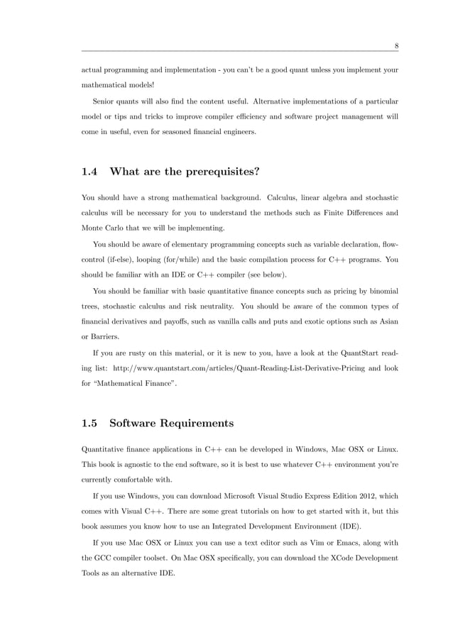 C++ For Quantitative Finance | PDF | Programming Languages | Computing