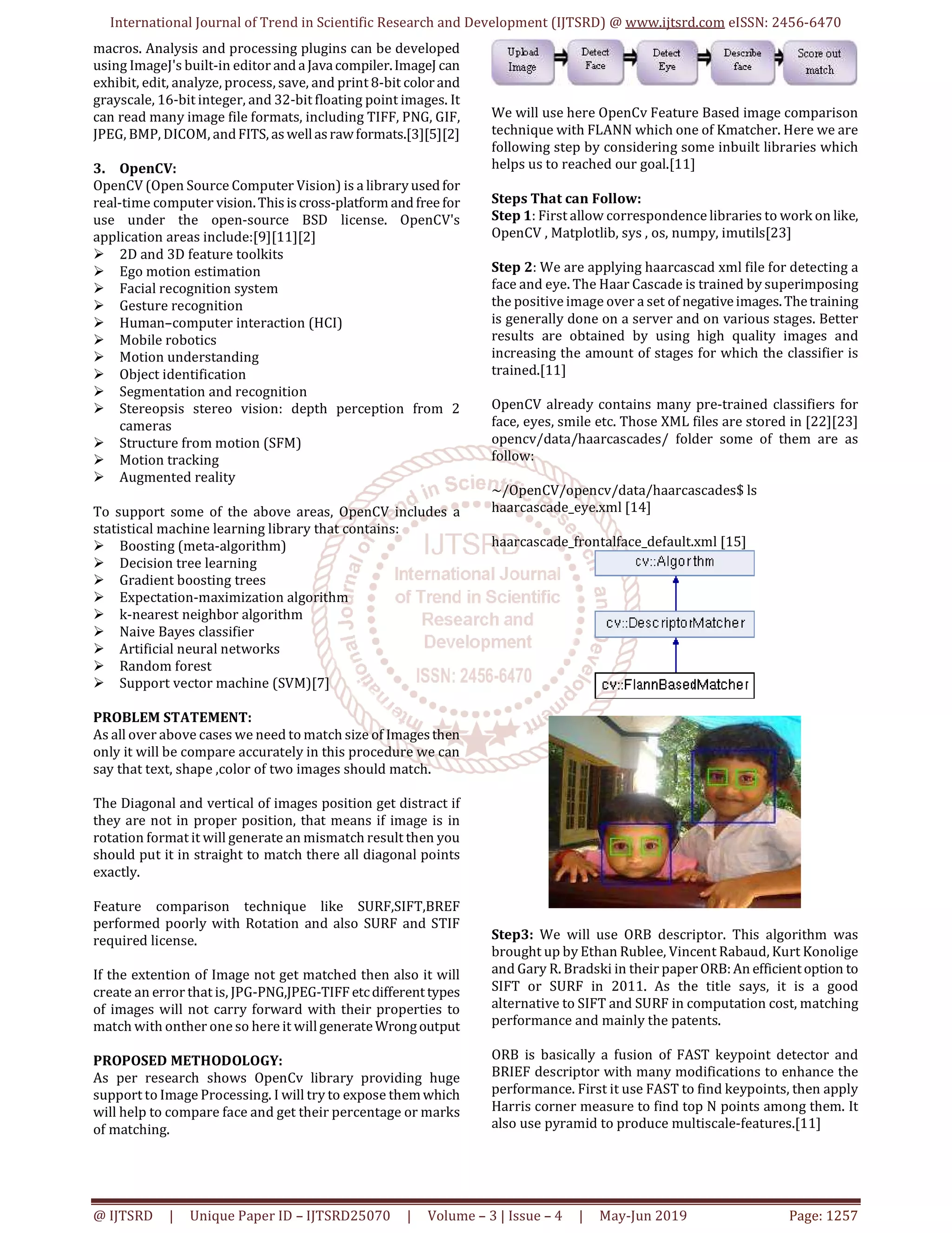 Authenticate Aadhar Card Picture with Current Image using Content Based Image Processing | PDF