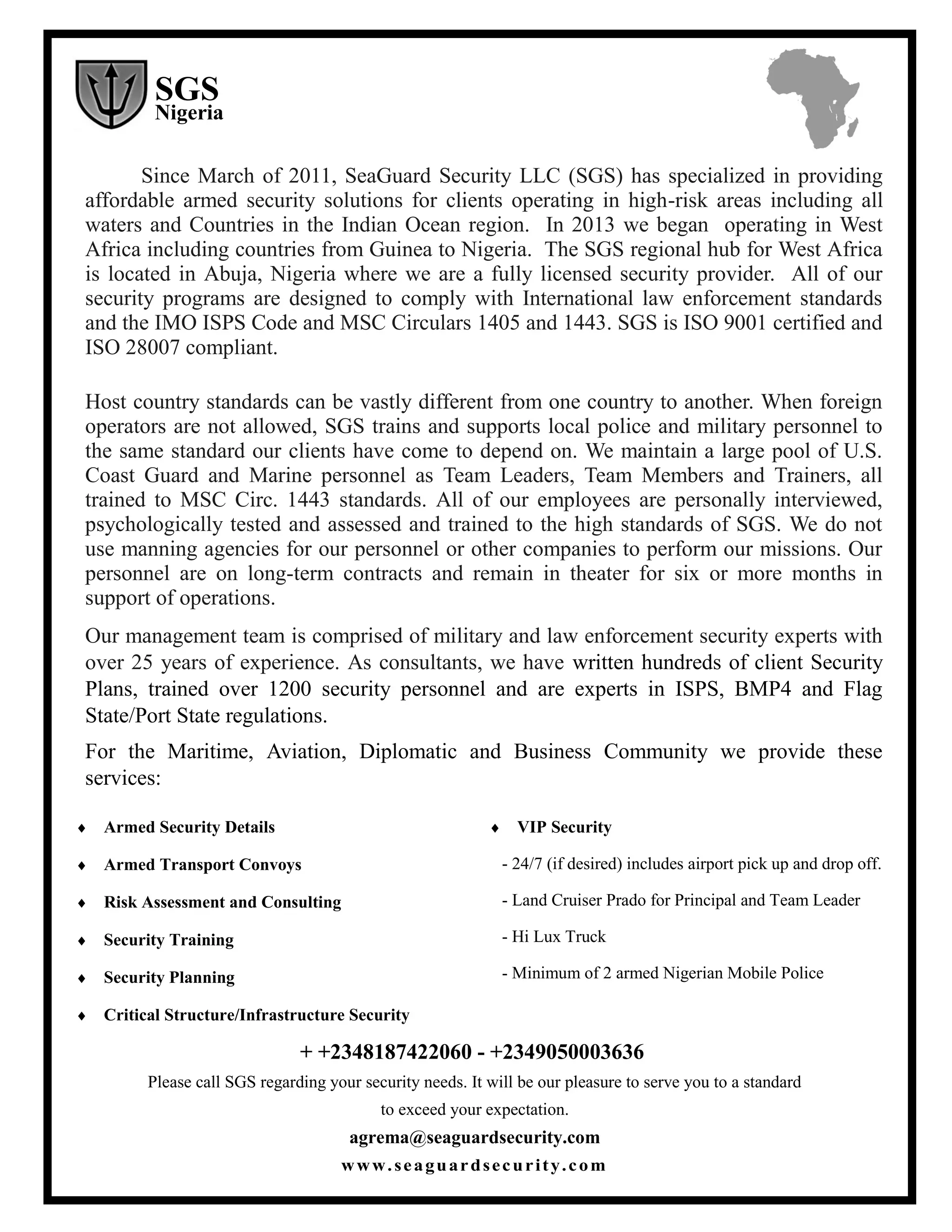 SGS nigeria office (3) | PDF