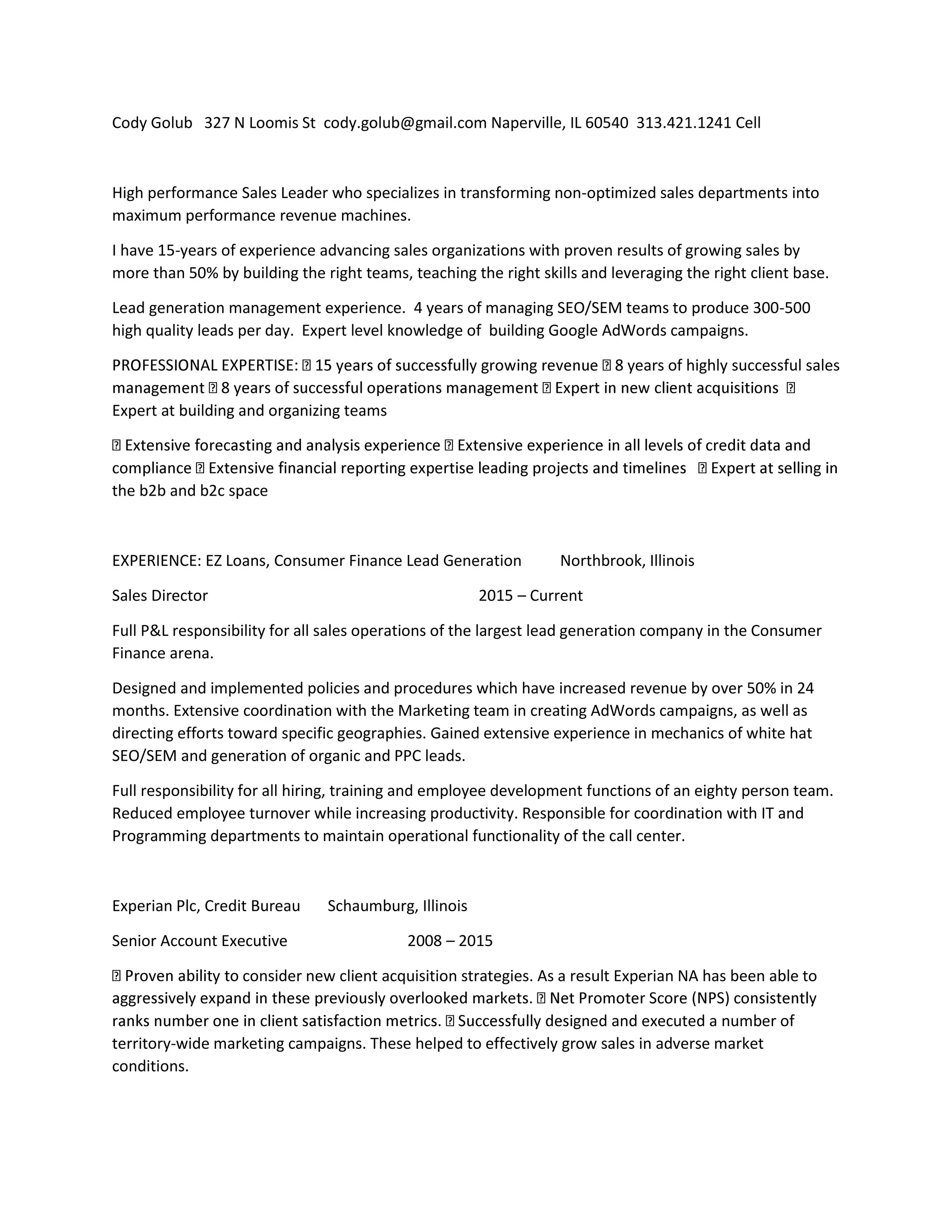 Cody Golub | PDF