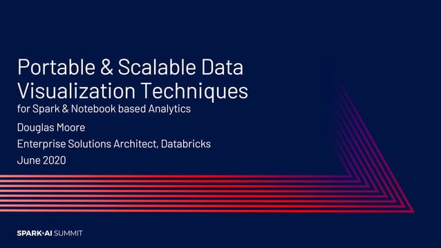 Portable Scalable Data Visualization Techniques For Apache Spark And Python Notebook Based