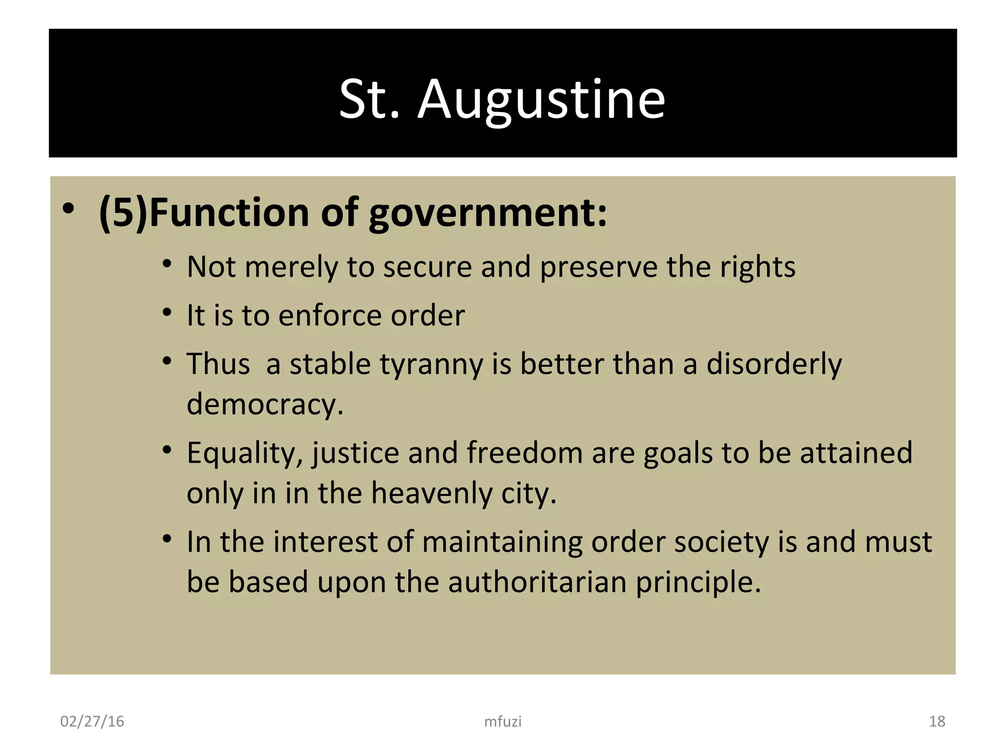 Topic 7 - St. Augustine | PPT