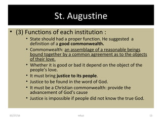 Topic 7 - St. Augustine | PPT