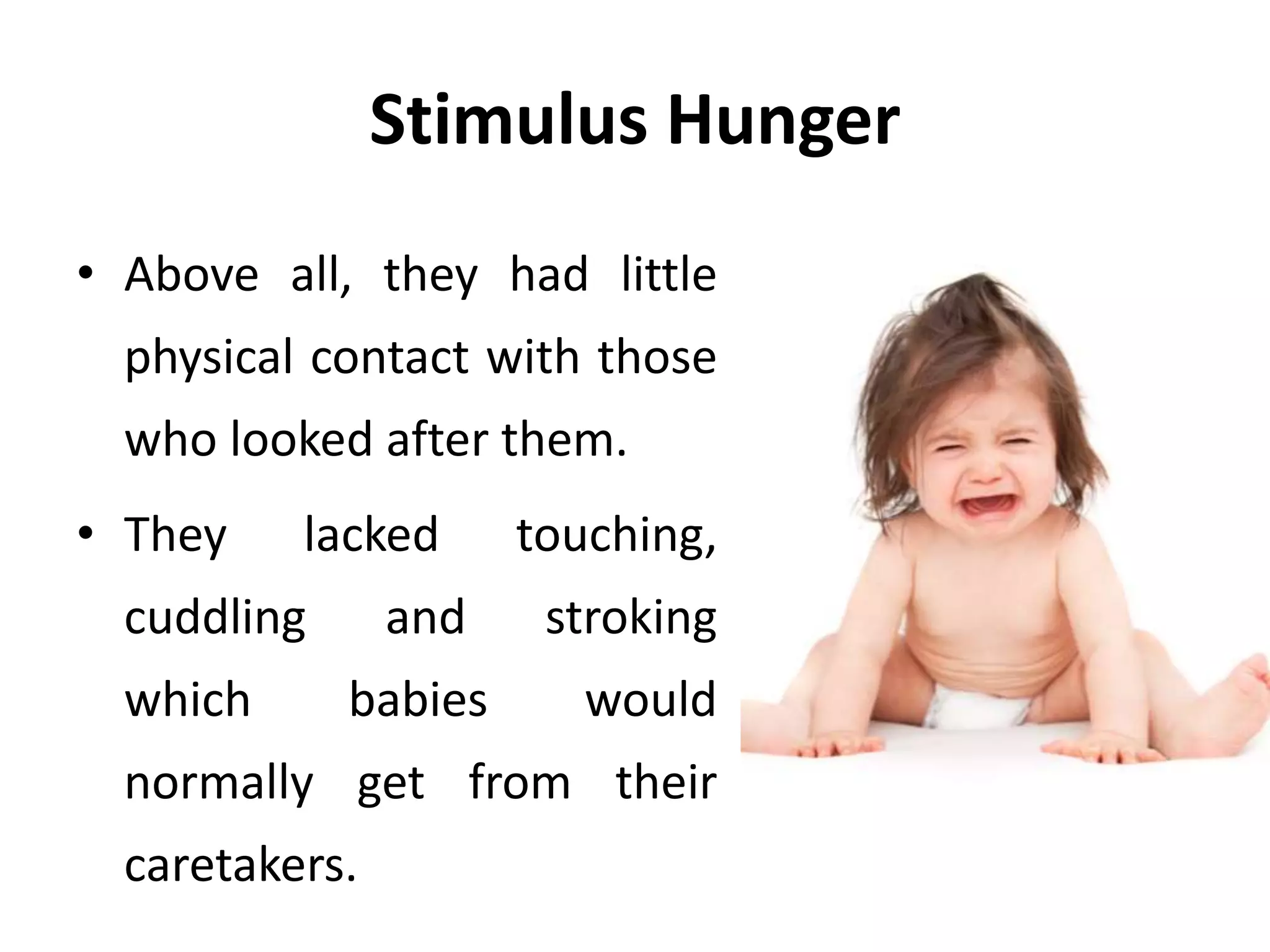 Stimulus hunger - Transactional Analysis | PPTX