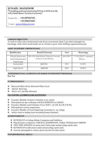 JPARRAY RESUME - Copy (2) | PDF