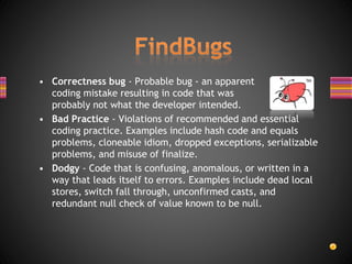Java Code Quality Tools | PPT