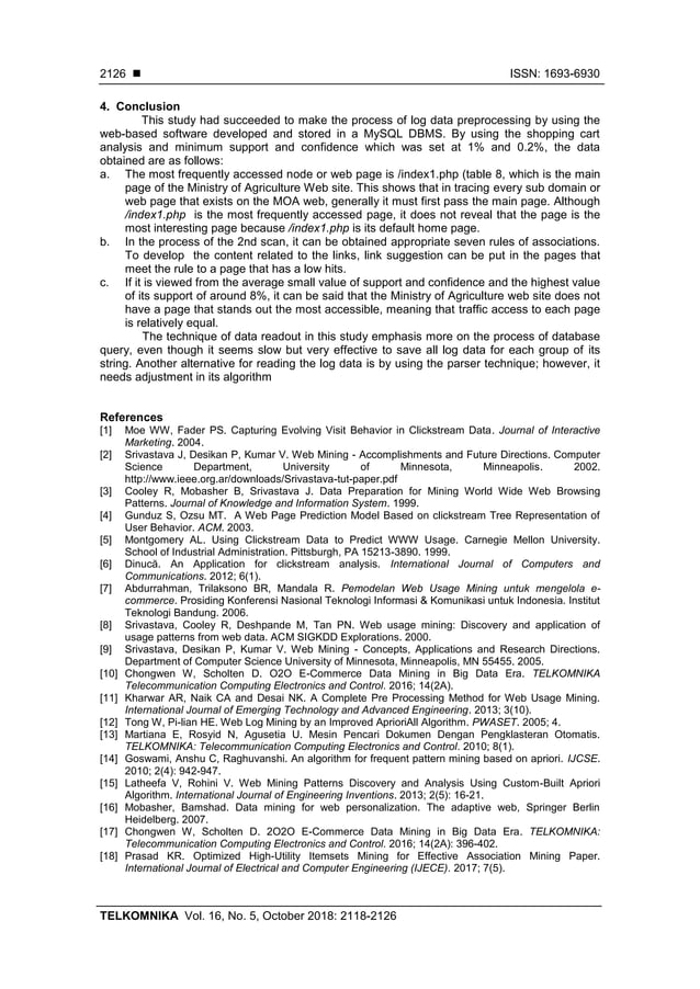 Website Content Analysis Using Clickstream Data And Apriori Algorithm Pdf