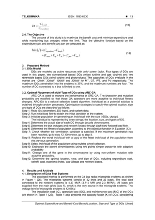 Optimal Expenditure and Benefit Cost Based Location, Size and Type of ...