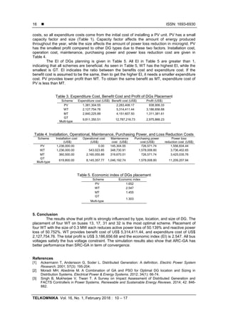 Optimal Expenditure and Benefit Cost Based Location, Size and Type of DGs in Microgrids Systems ...