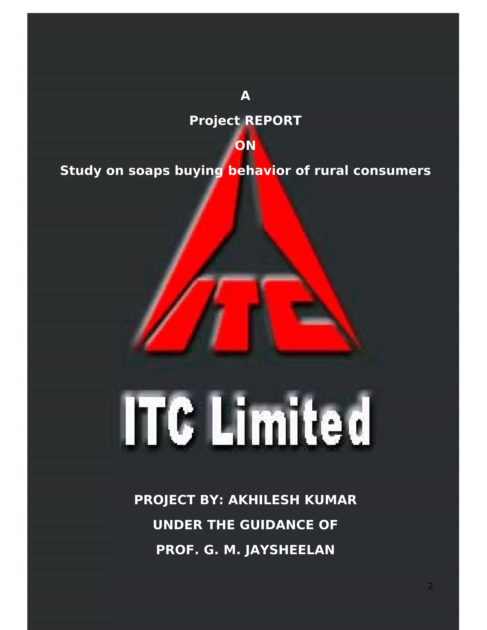 26763364 itc-project-report-by-akhilesh-kumar | PDF