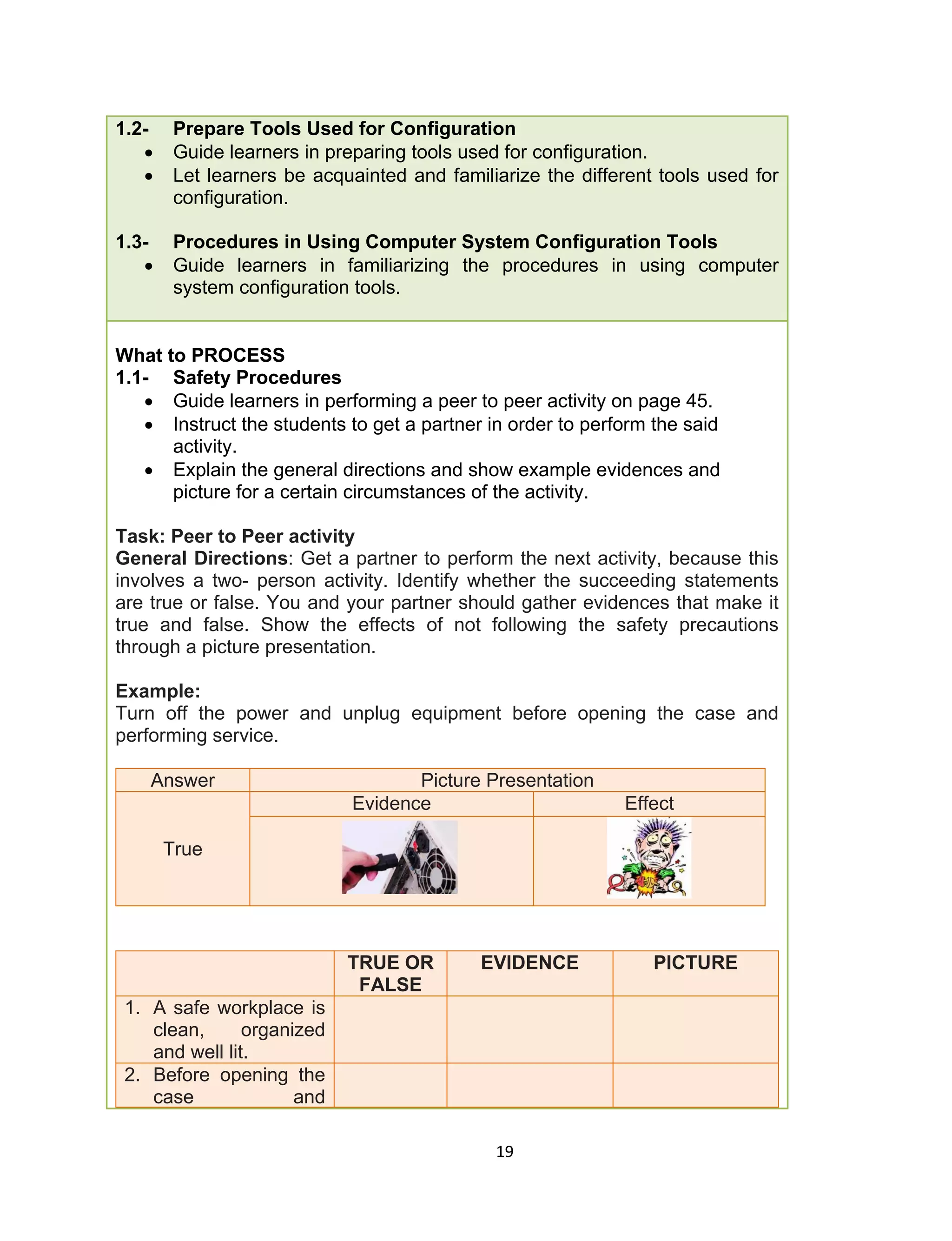 Computer Hardware Servicing Learner's Material Grade 10 | PDF