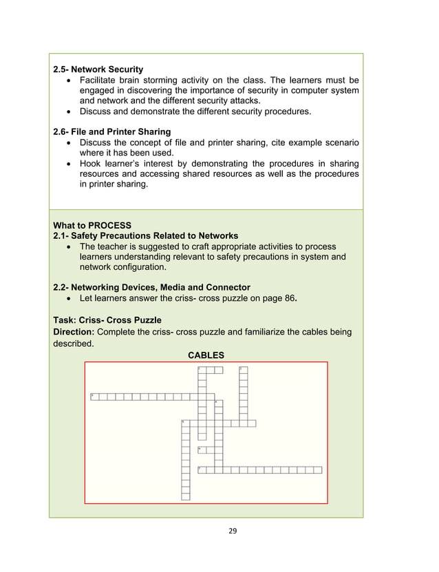 Computer Hardware Servicing Learner's Material Grade 10 | PDF ...