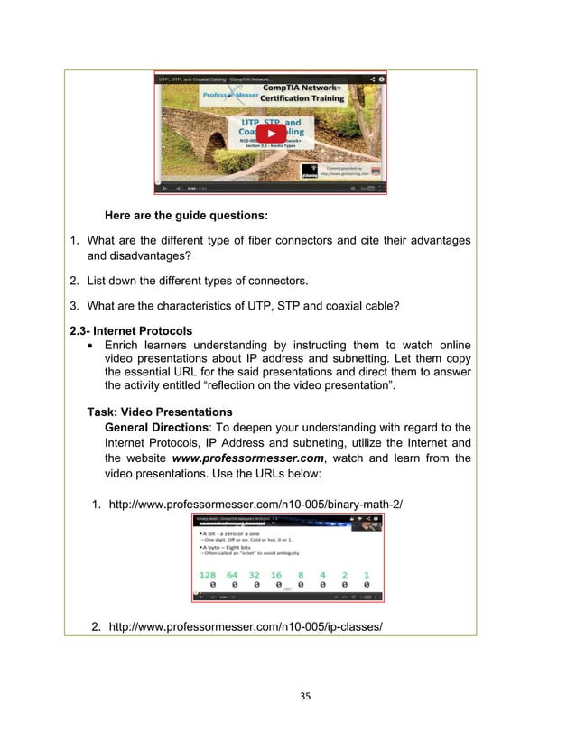 Computer Hardware Servicing Learner's Material Grade 10 | PDF | Computer Networking | Computing