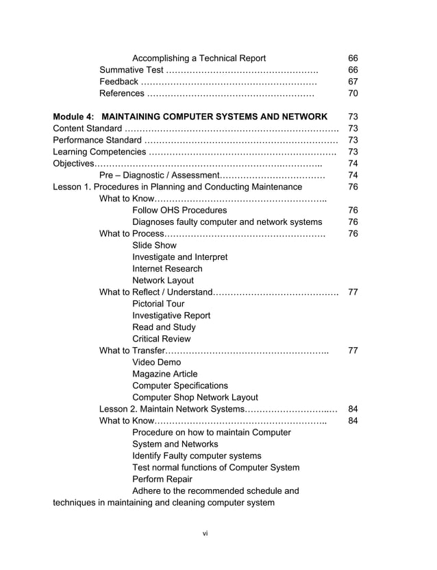 Computer Hardware Servicing Learner's Material Grade 10 | PDF | Computer Networking | Computing