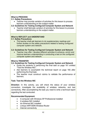 Computer Hardware Servicing Learner's Material Grade 10 | PDF
