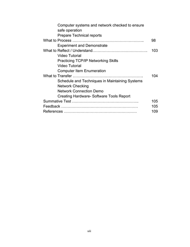 Computer Hardware Servicing Learner's Material Grade 10 | PDF | Computer Networking | Computing
