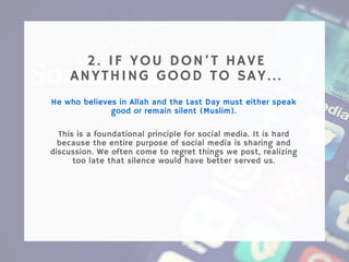 40 hadiths on social media|| Australian Islamic Library | PDF