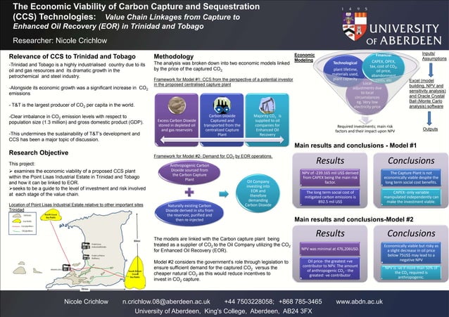 Nicole Crichlow - Energy Institute presentation MSc Dissertation poster ...