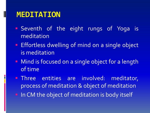 Cyclic Meditation | PPTX