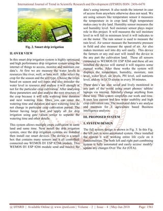 Smart Drip Irrigation System | PDF
