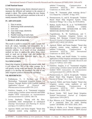 Smart Drip Irrigation System | PDF