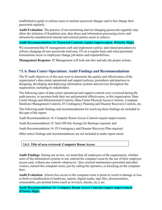 Audit Report Model and Sample | PDF