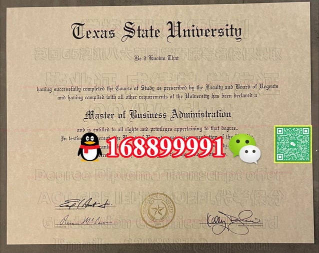 Texas State University degree offer diploma Transcript | PDF