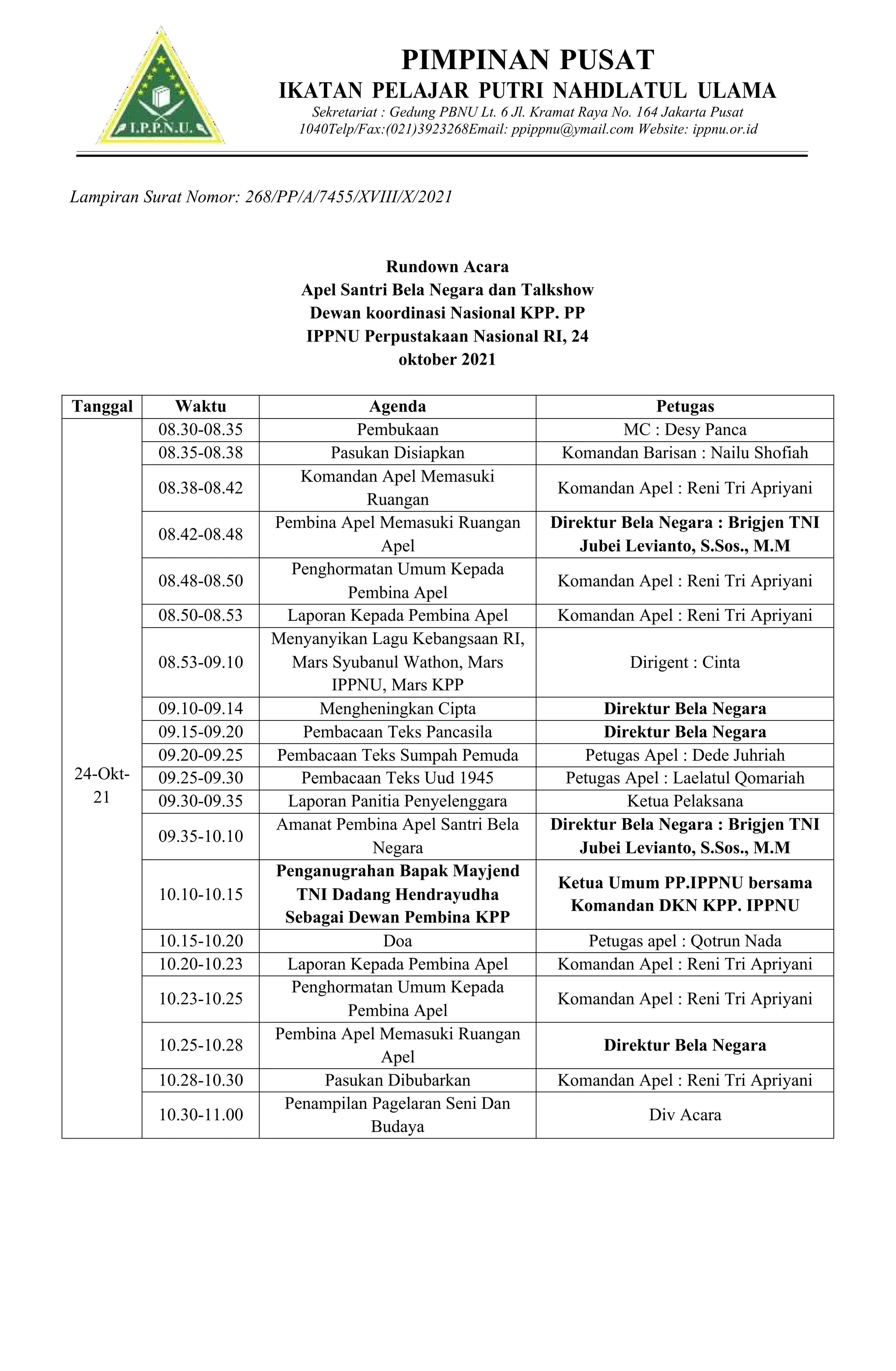 268. Surat Undangan Apel dan Talkshow.docx