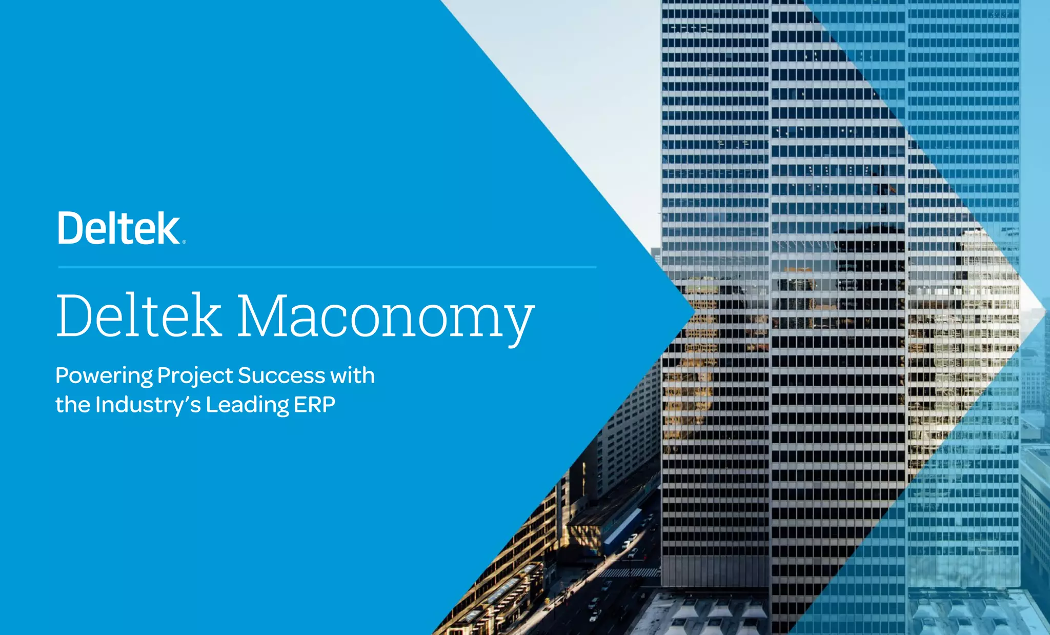 Deltek Maconomy Overview Brochure | PPT