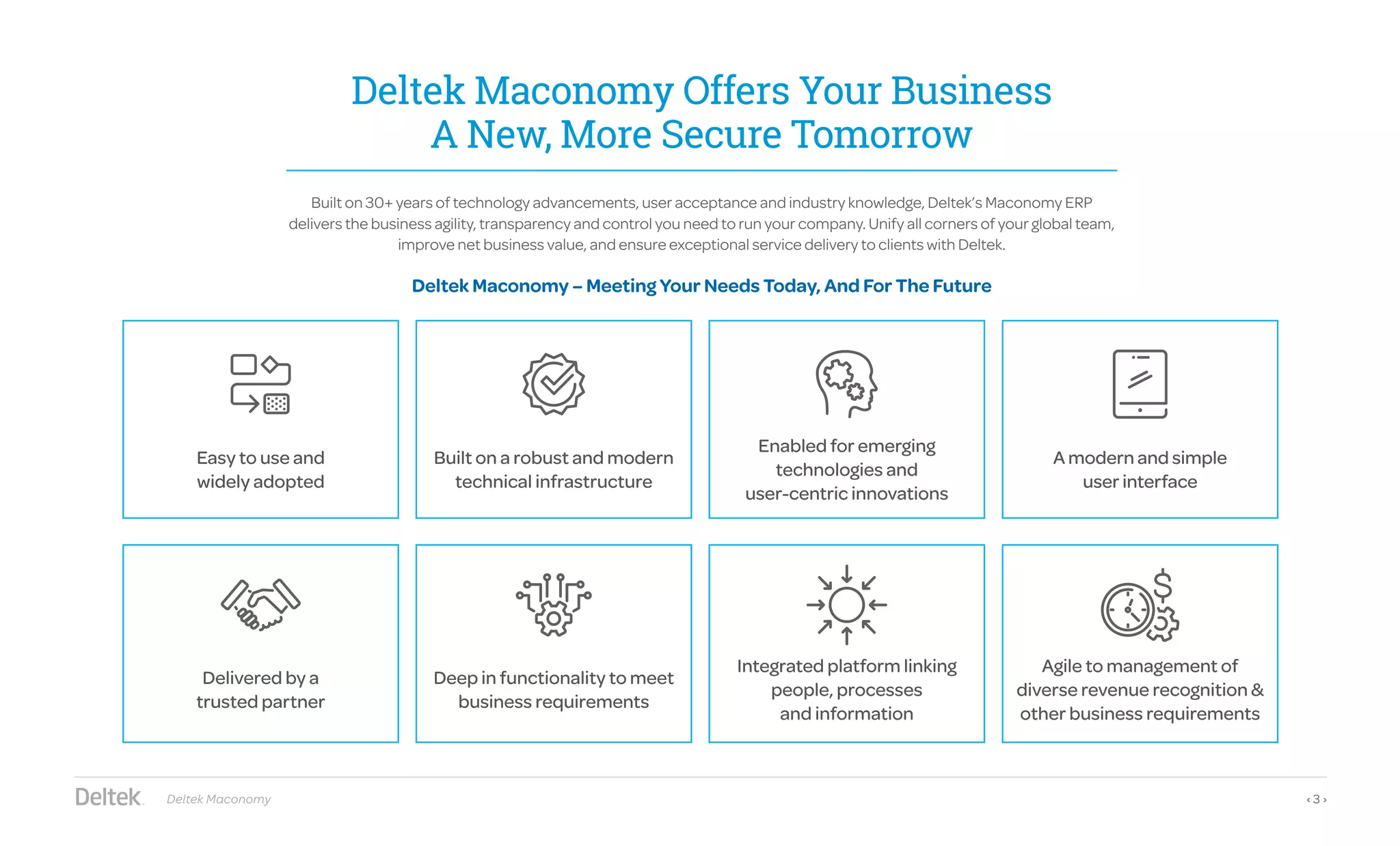 Deltek Maconomy Overview Brochure | PPT