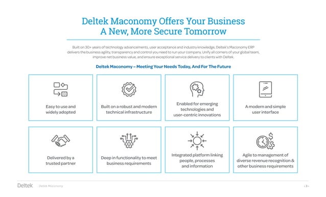 Deltek Maconomy Overview Brochure Ppt