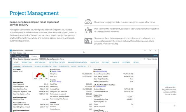 Deltek Maconomy Overview Brochure | PPT