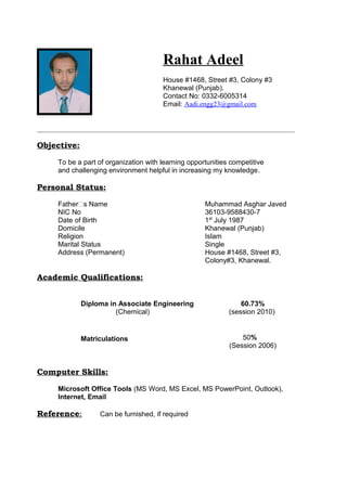 My resume | DOC