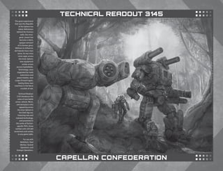 Battletech Technical Readout 3145 Capellan Confederation ...