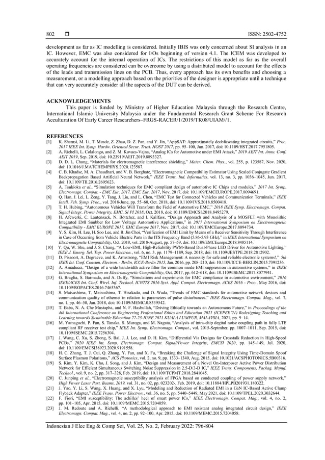 A review on techniques and modelling methodologies used for checking electromagnetic ...