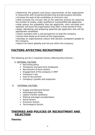 26810393 recruitment-and-selection-project-report | PDF
