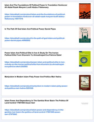 Islam And Political Power In Indonesia And Malaysia Joseph Chinyong ...
