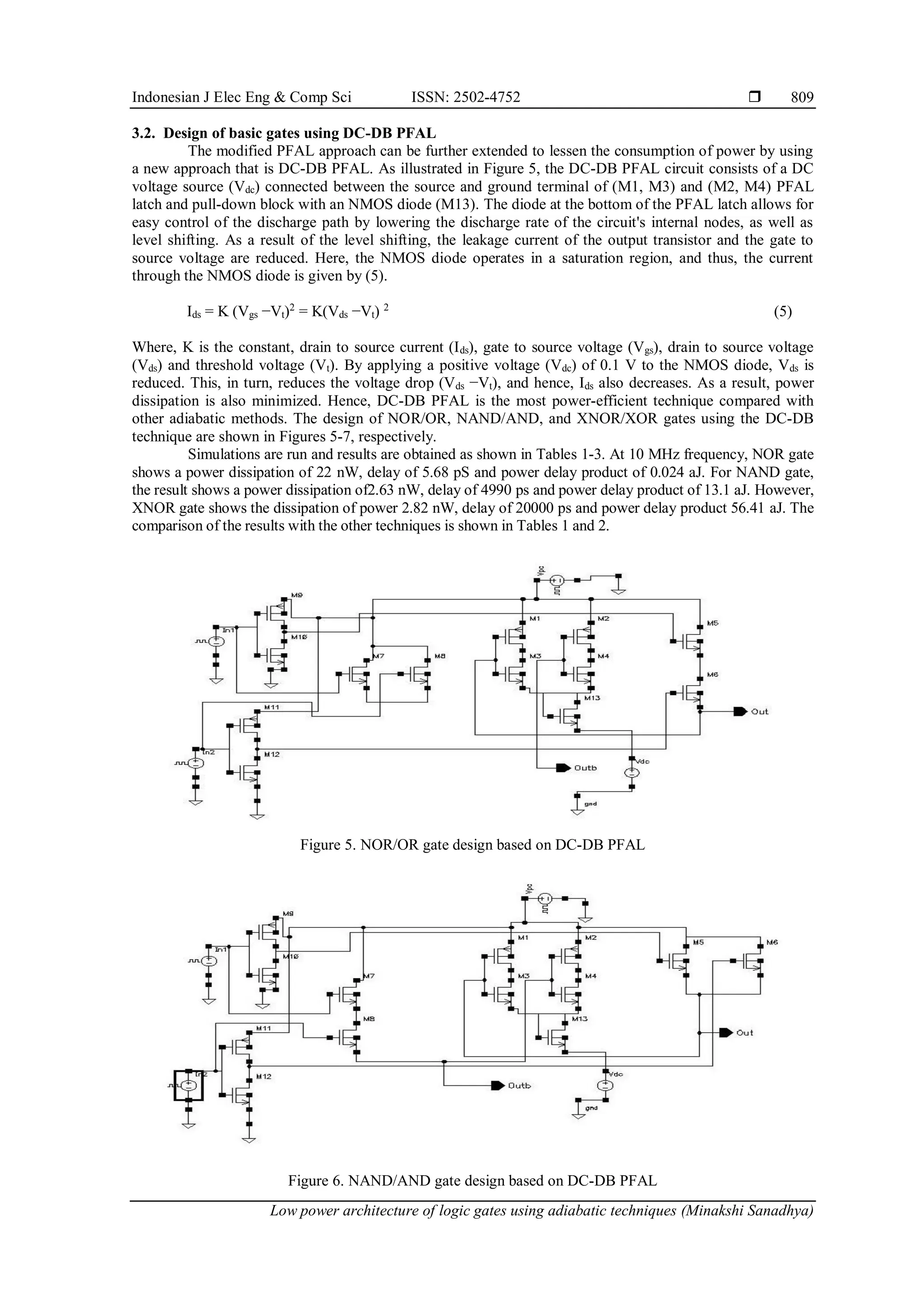 Low power architecture of logic gates using adiabatic techniques | PDF ...